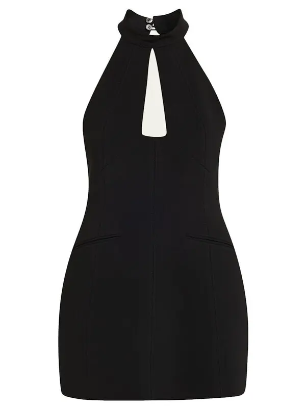 A.L.C. Lucie Halter Mini Dress - Black