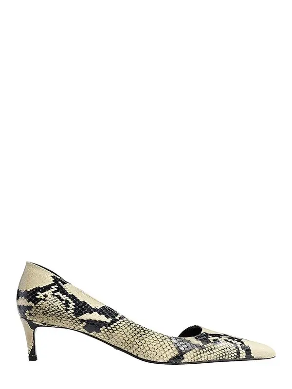 Khaite Snake-effect Leather D'orsay Pumps - Python