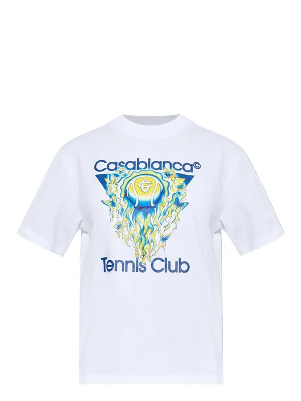 Casablanca Logo T-shirt - White