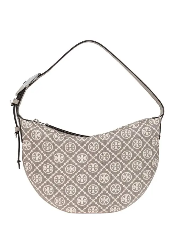 Tory Burch T Monogram Small Shoulder Bag - Grey