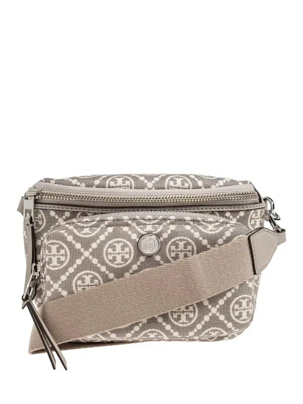 Tory Burch T Monogram Mini Belt Bag - Grey