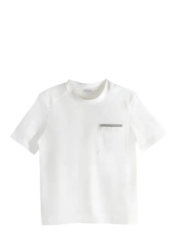 Brunello Cucinelli Chest-pocket T-shirt - White