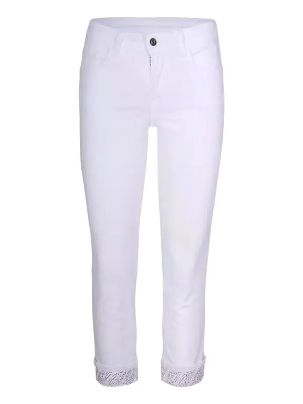Liu Jo Cuffed Jeans - White