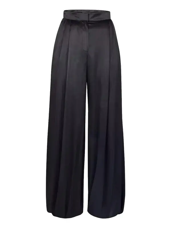 Nina Ricci Satin Trousers - Black