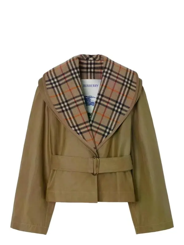 Burberry Check Warmer Jacket - Neutrals