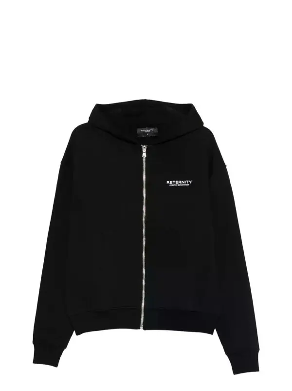 RETERNITY Zip-up Hoodie - Black
