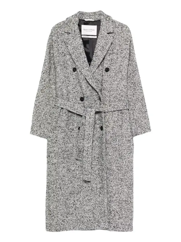 Marc O'polo Double-breasted Coat - Grey