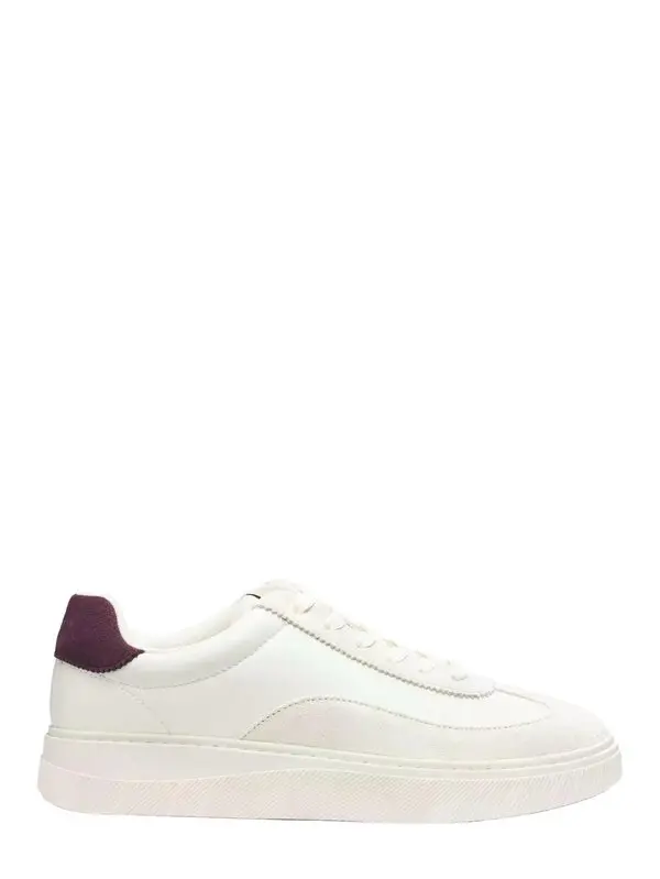 Hugo Lace-up Panelled Sneakers - White