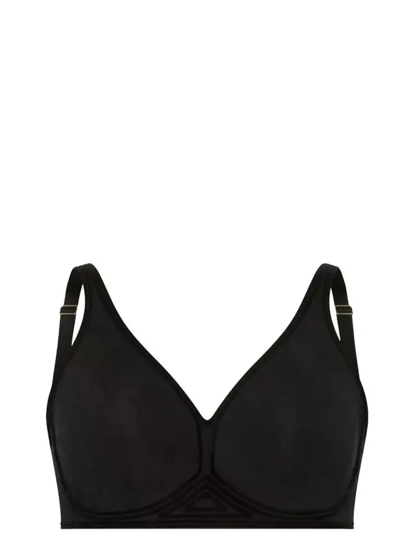 Wolford Panelled Bra - Black