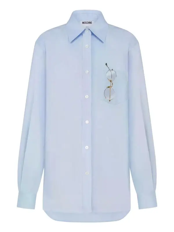 Moschino Long-sleeved Shirt - Blue