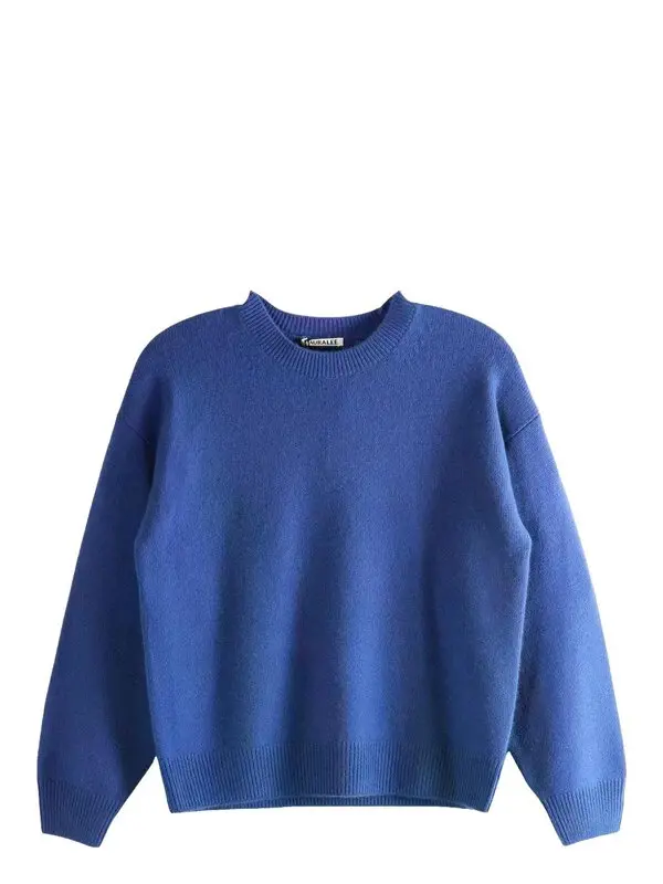 Auralee Crew-neck Sweater - Blue