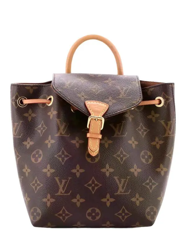LOUIS VUITTON Montsouris Nm Monogram Canvas Bb Backpack - Brown