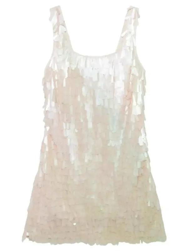 Simkhai Onyx Sequin Mini Dress - Sand
