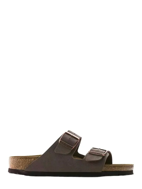 BIRKENSTOCK Arizona Birkibuc Buckled Sandals - Brown
