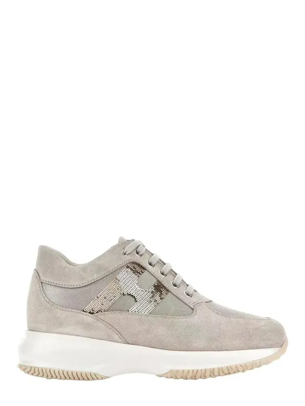 Hogan Interactive Sequinned Sneakers - Grey