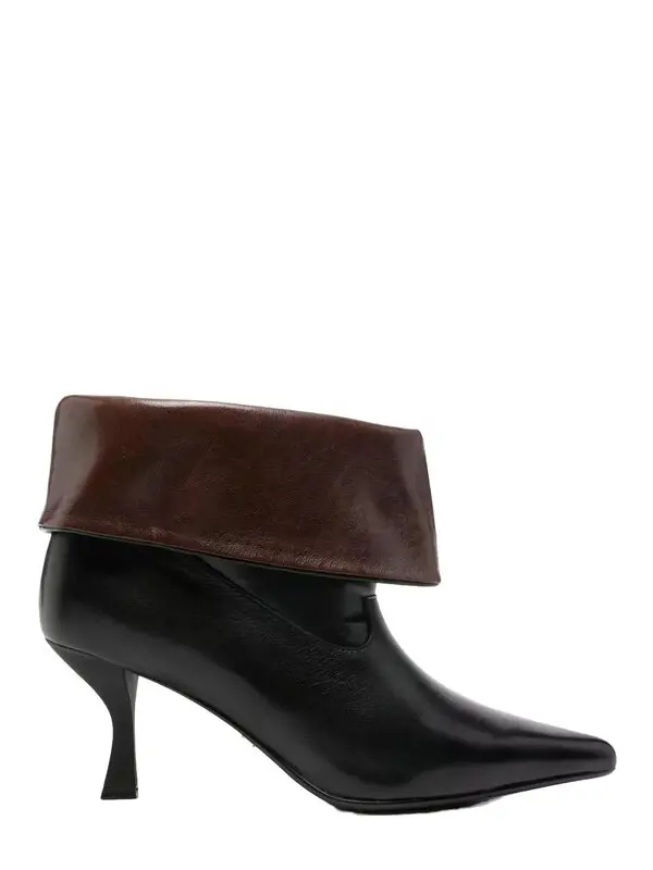 MARC ELLIS 70mm Pointed-toe Ankle Boots - Black