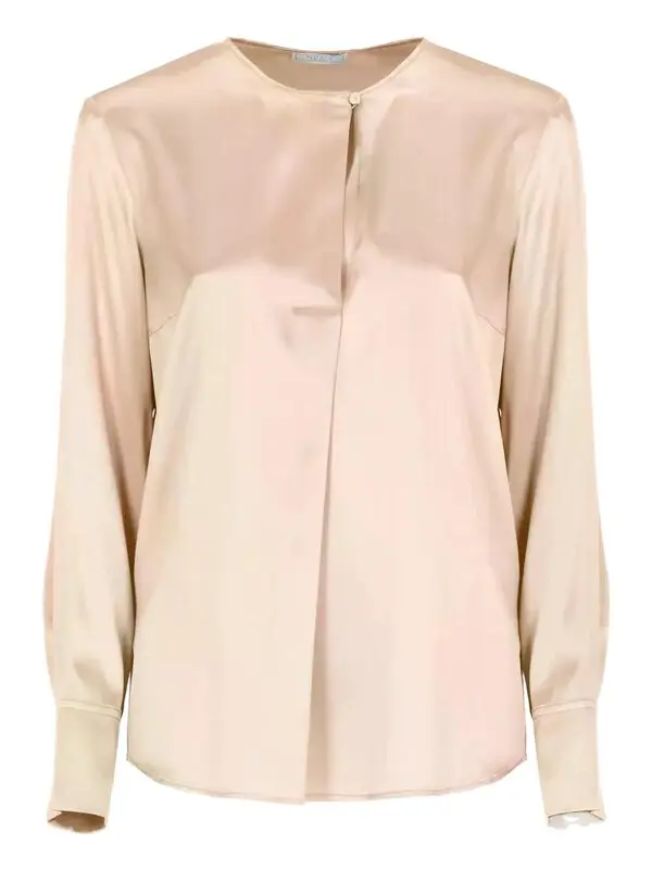 Peserico Button-detail Blouse - Neutrals