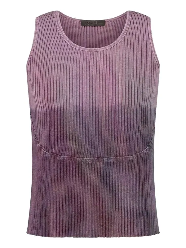 LUEDER Stays Ribbed Top - Purple