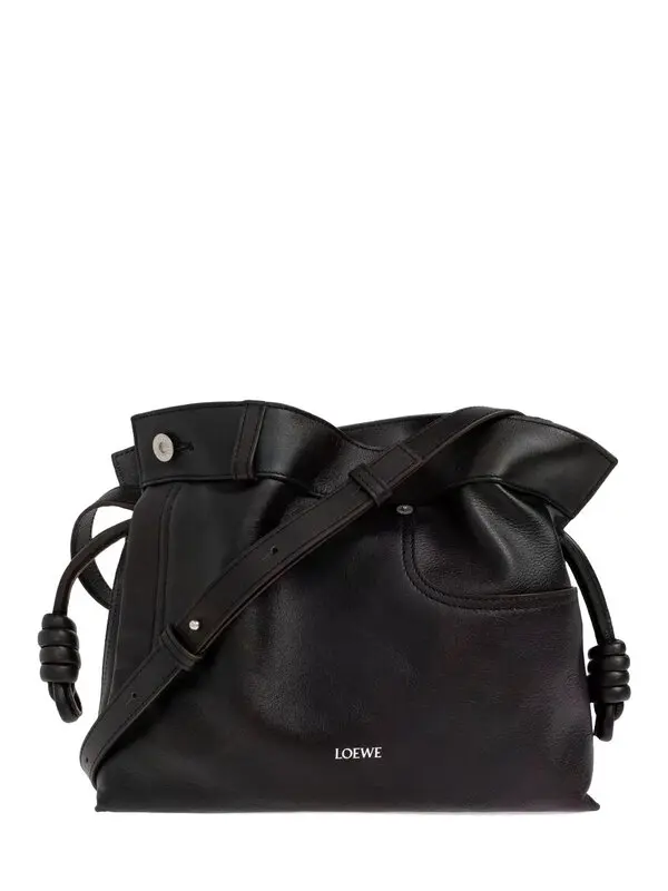 Loewe Medium Panta Flamenco Crossbody Bag - Black