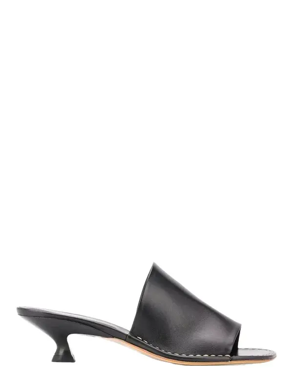 TOD'S Leather Sandals - Black