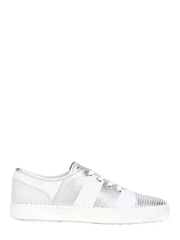 TOD'S Striped Sneakers - White