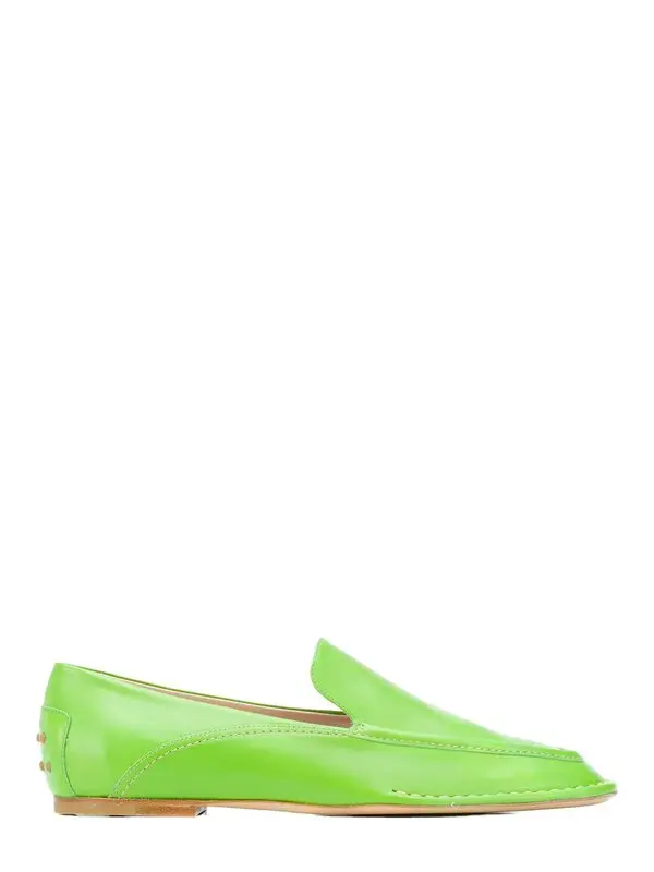 TOD'S Pebble Detail Loafers - Green