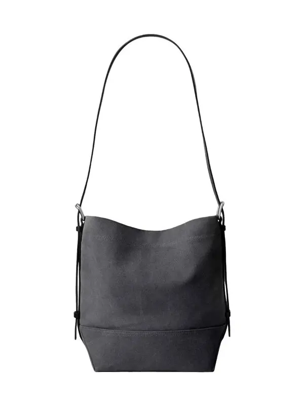 LEMAIRE Small Belted Tote Bag - Black