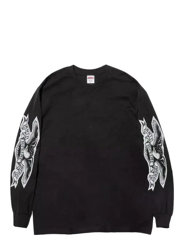 Supreme Antihero® Eagle Long-sleeves T-shirt - Black