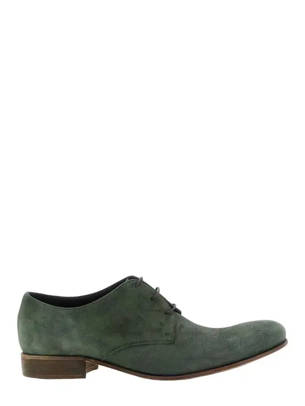 JULIAN Suede Derby Shoes - Green