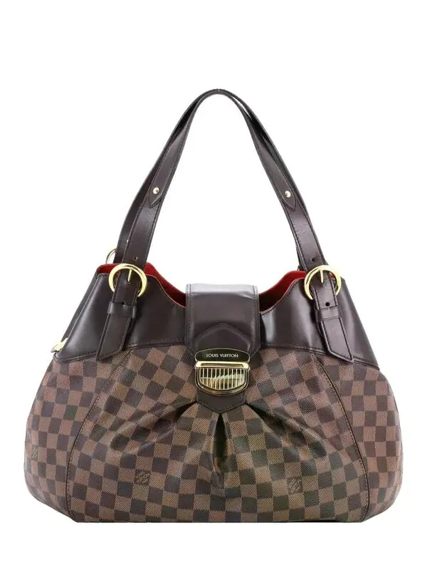 LOUIS VUITTON Sistina Gm Hobo Bag Damier - Brown