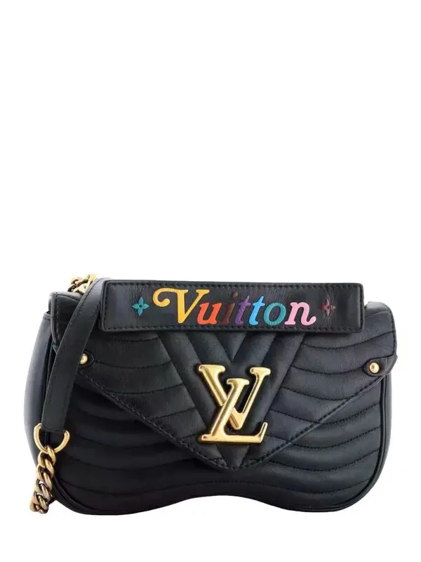 LOUIS VUITTON New Wave Chain Mm Crossbody Bag - Black