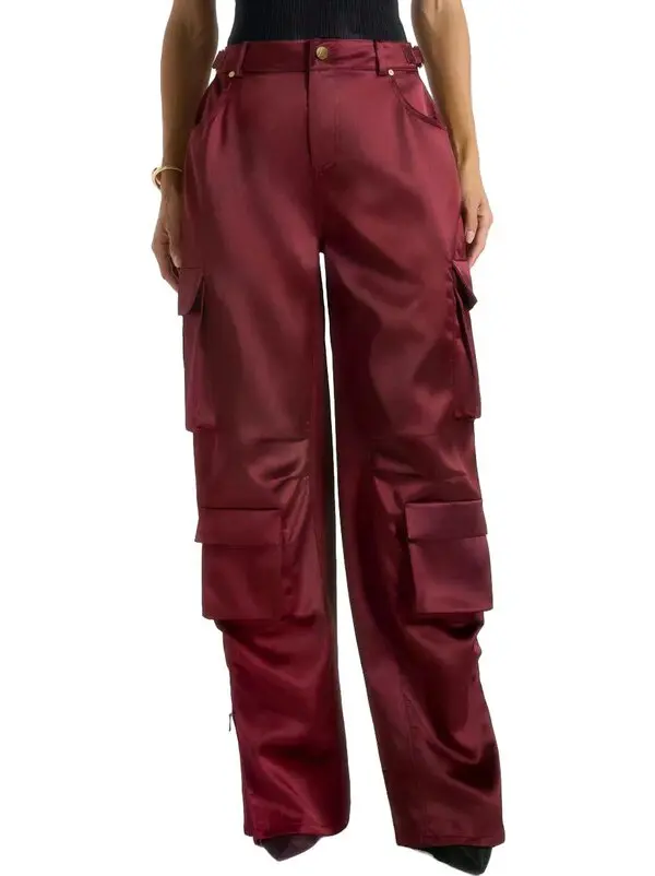 Manière De Voir Flap-pocket Trousers - Red