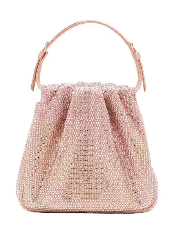 Amina Muaddi Vittoria Mini Bag - Pink