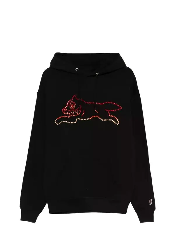 ICECREAM Graphic-embellished Hoodie - Black