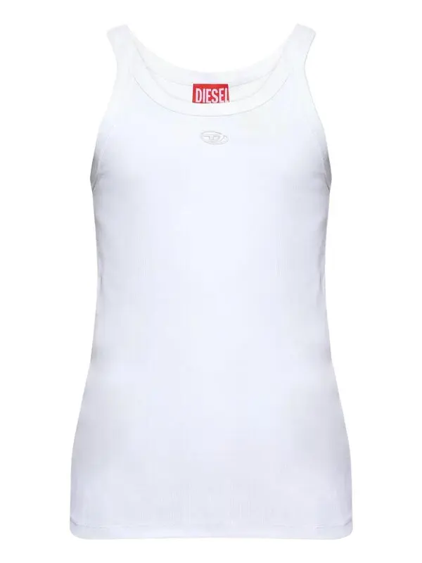DIESEL T-wife-dco Logo-detail Tank Top - White