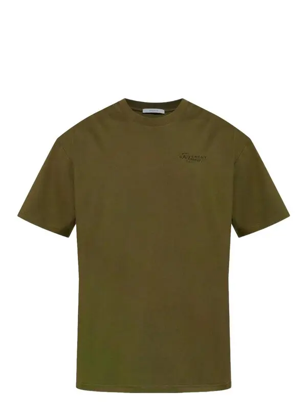 Givenchy Logo-detail Short-sleeve T-shirt - Green
