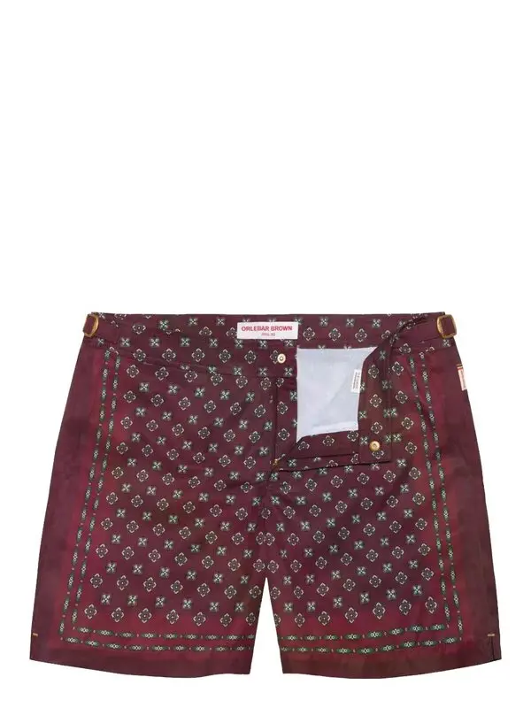 Orlebar Brown Bulldog Printed Swim Shorts - Red
