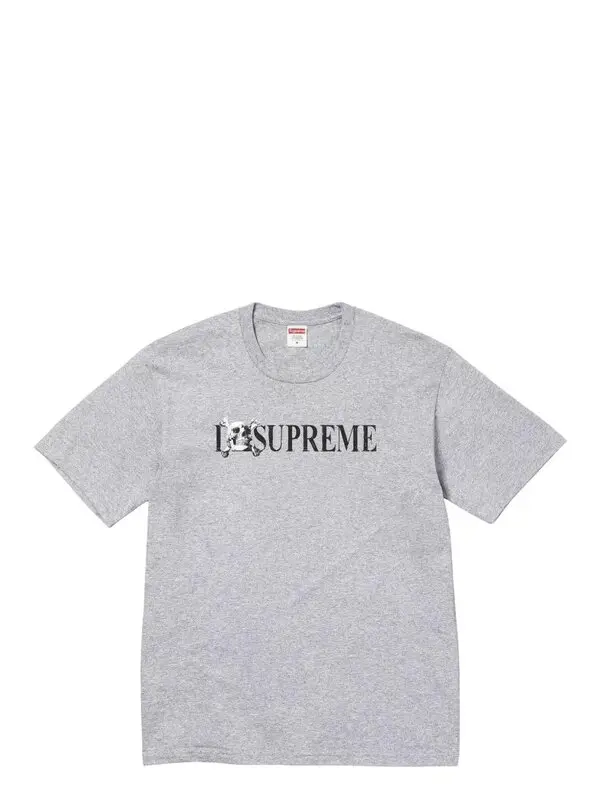 Supreme Logo-print T-shirt - Grey