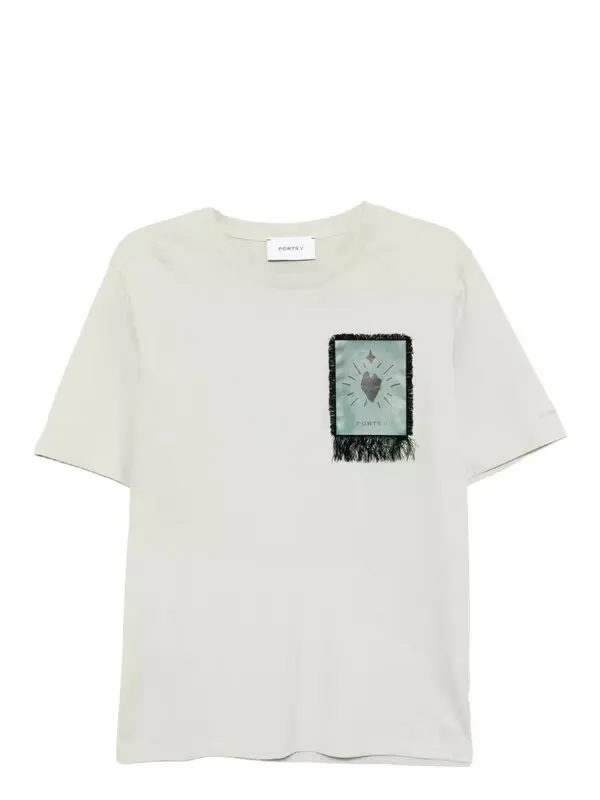 PORTS V Shining Heart T-shirt - Green