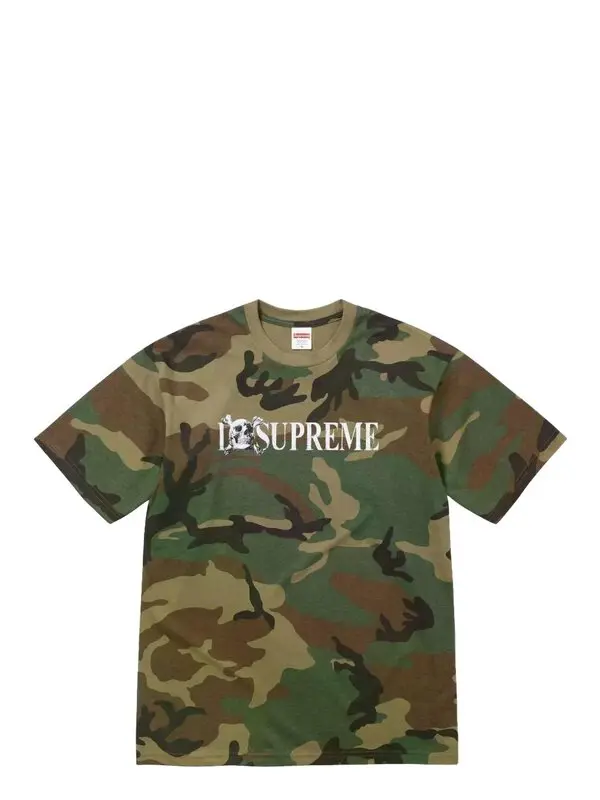 Supreme Skull-motif T-shirt - Green