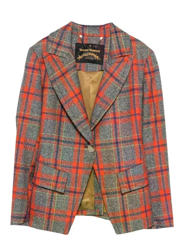 VIVIENNE WESTWOOD Checked Jacket - Grey