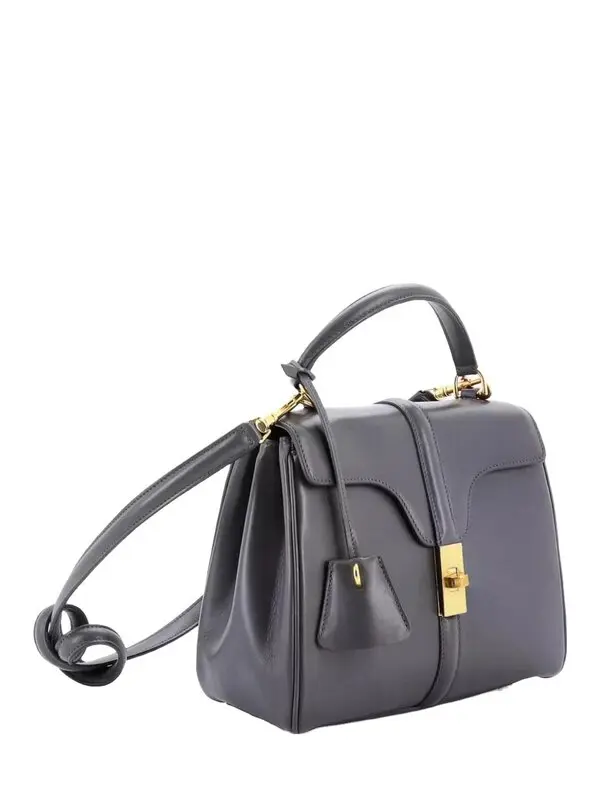 Celine 16 Small Top Handle Satchel - Grey