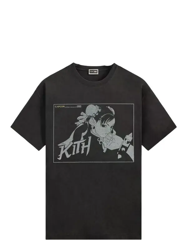 Kith X Capcom Chun Li Graphic T-shirt - Black