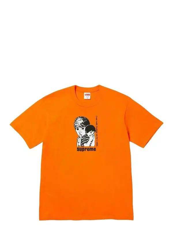Supreme Graphic-print T-shirt - Orange