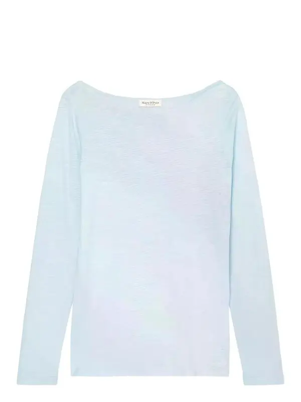Marc O'polo Long-sleeve Boatneck Top - Blue