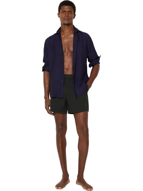 REISS Sun Swim Shorts - Bottle Green