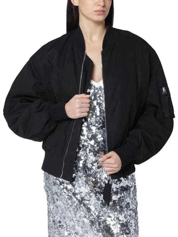 Attico Bomber Jacket - Black