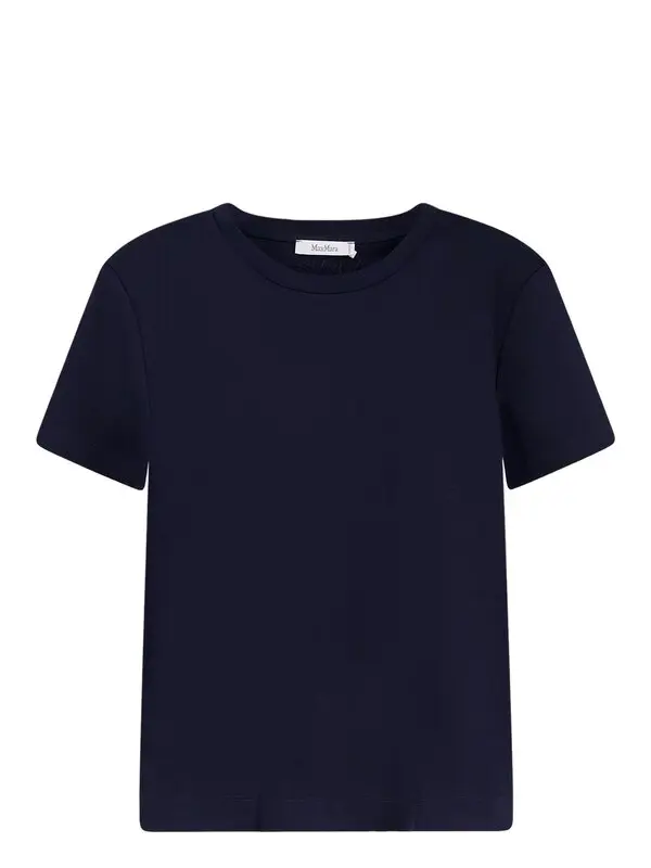 Max Mara Donata Cotton T-shirt - Blue
