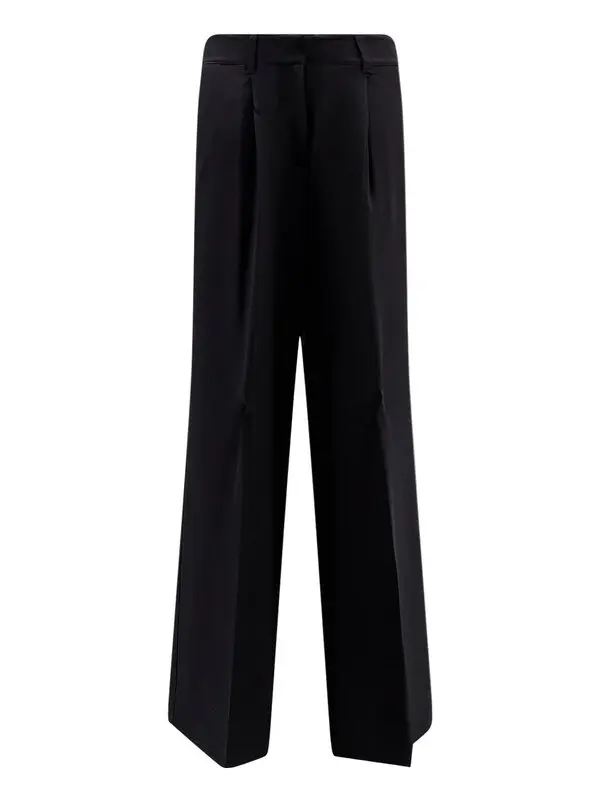 BOSS Tiwi Wide Leg Trousers - Black