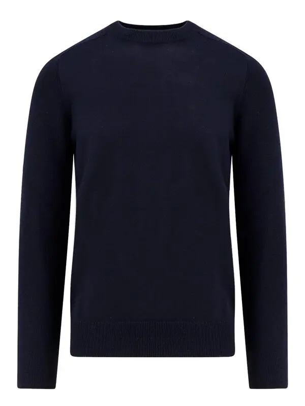 GRAN SASSO Virgin Wool Crew-neck Sweater - Blue